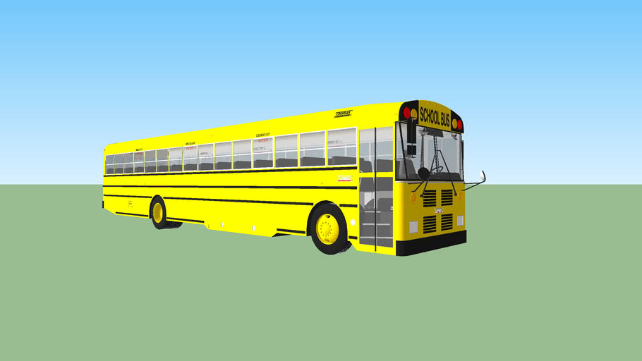 2004 Thomas Saf-T-Liner MVP EF School Bus | 3D Warehouse