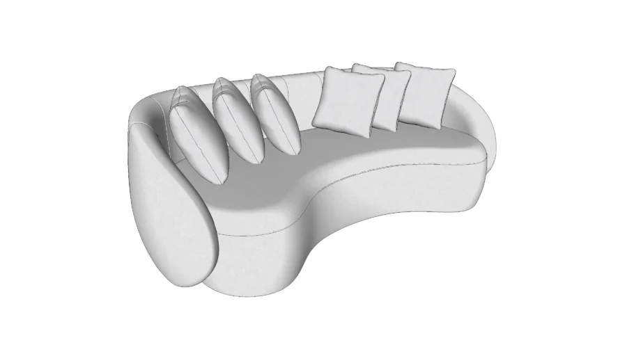 Sofá Organic | 3D Warehouse