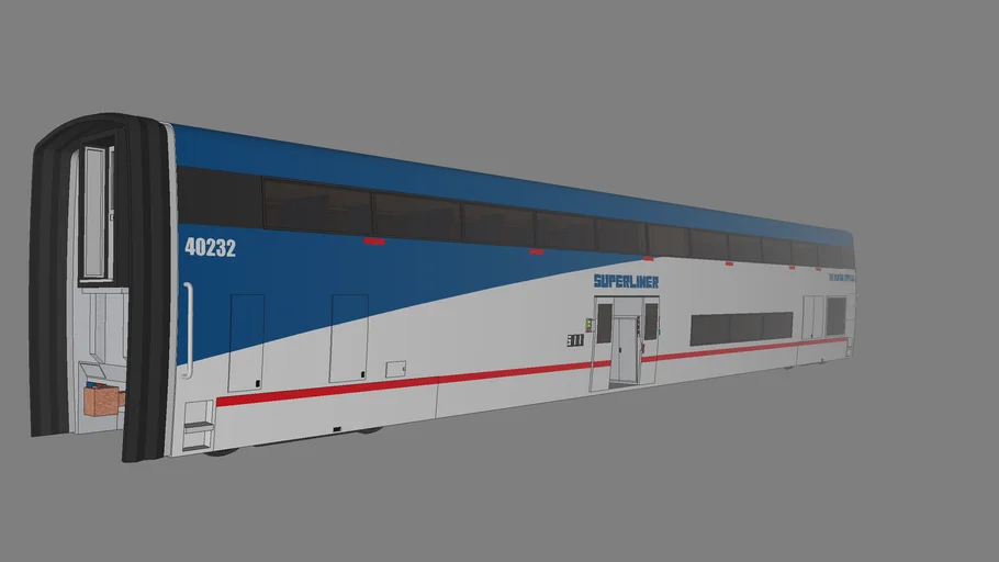 Superliner Coach #40232 | 3D Warehouse