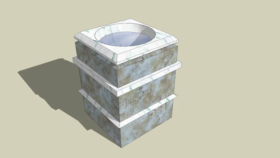 Marble Fountain | 3D Warehouse