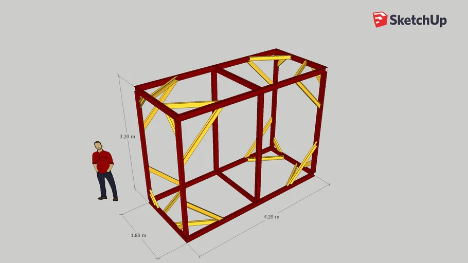 Self Trial 1 - AHU Frame | 3D Warehouse