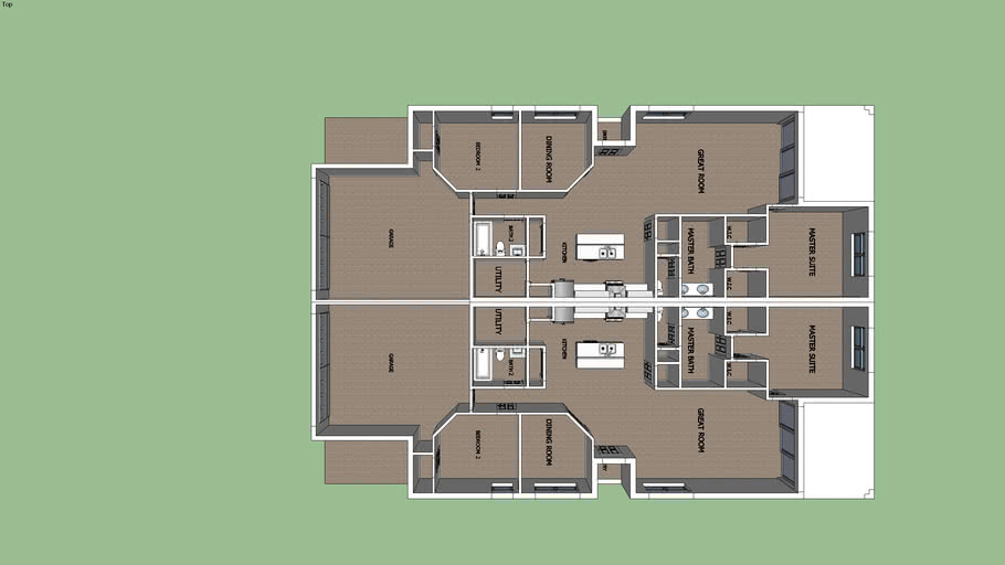 3d floor plan | 3D Warehouse