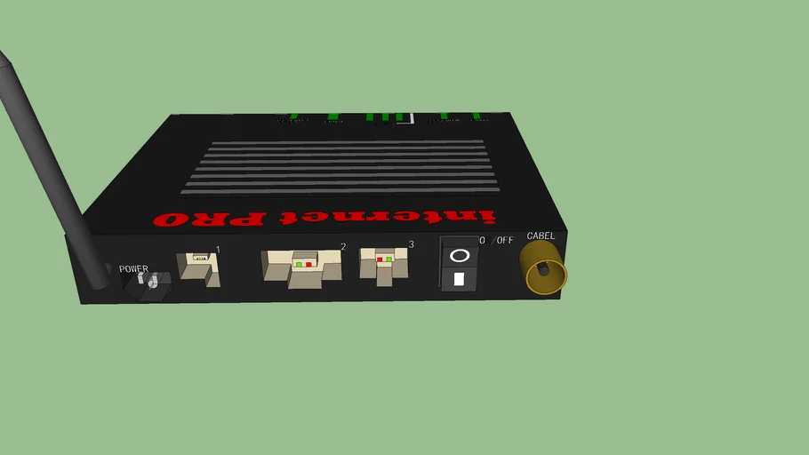 Internet PRO Modem | 3D Warehouse