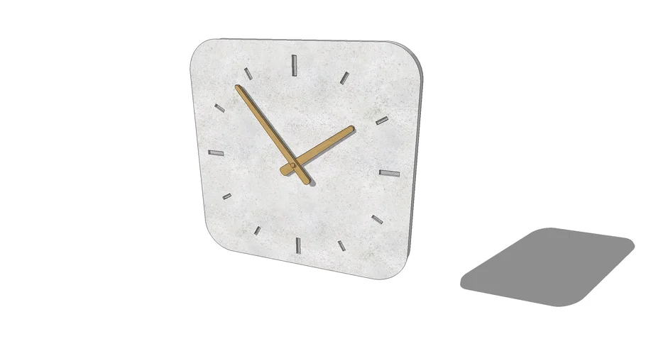 Concrete+wall+clock.skp Concrete+wall+clock.skp | 3D Warehouse