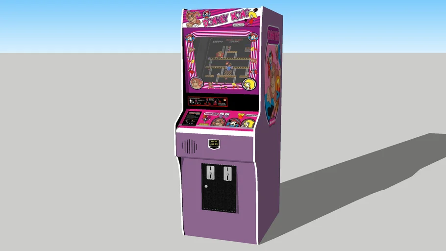 donkey kong arcade automat | 3D Warehouse