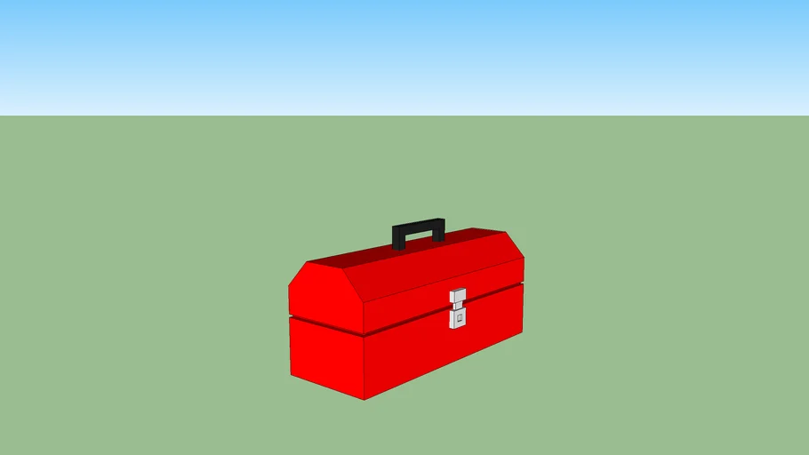 Red toolbox | 3D Warehouse