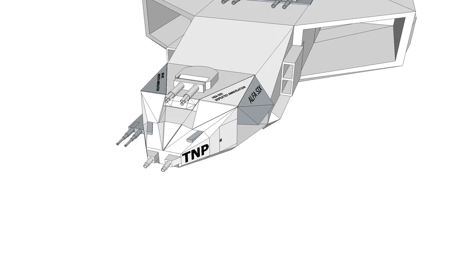 TNP shuttle HBA-005 Alfa Six | 3D Warehouse