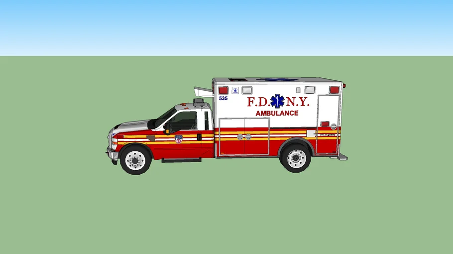 AMBULANCE FDNY NEW YORK | 3D Warehouse
