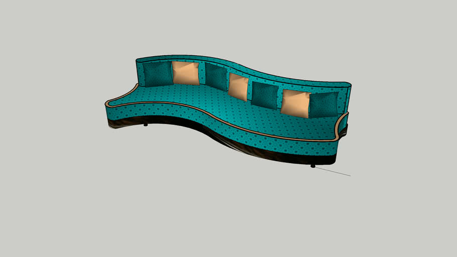Curved Sofa | 3D Warehouse