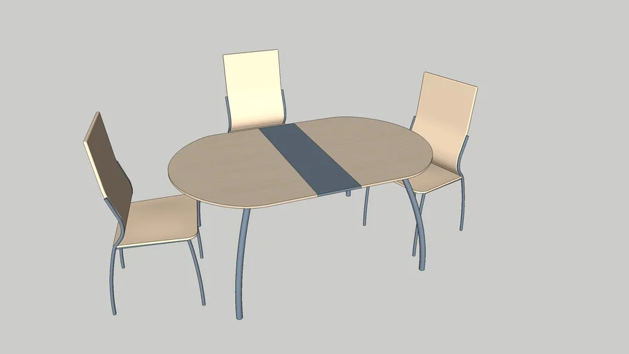 table chairs | 3D Warehouse