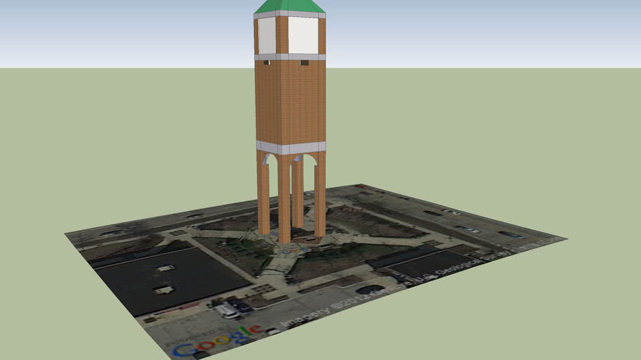 Schaumburg Clocktower First Attempt | 3D Warehouse