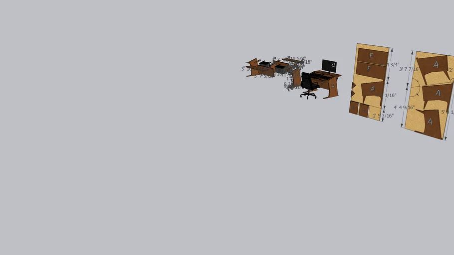 Mastering Desk | 3D Warehouse