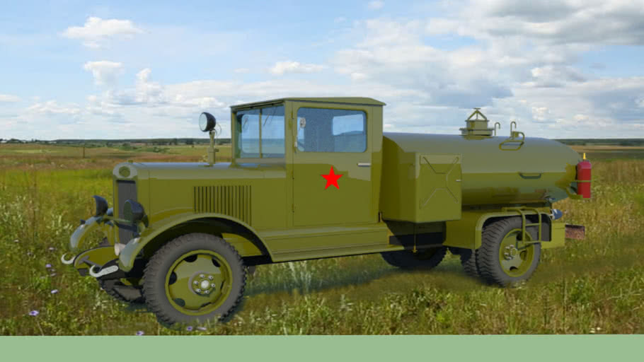 RED ARMY WW2 FUEL TANKER -SOVIET WW2 FUEL TANKER | 3D Warehouse