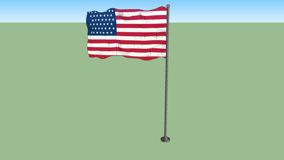 Flag of the United States 1890-1891 | 3D Warehouse