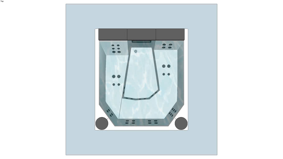 TREESSE spa QUARZ 235 pool system | 3D Warehouse