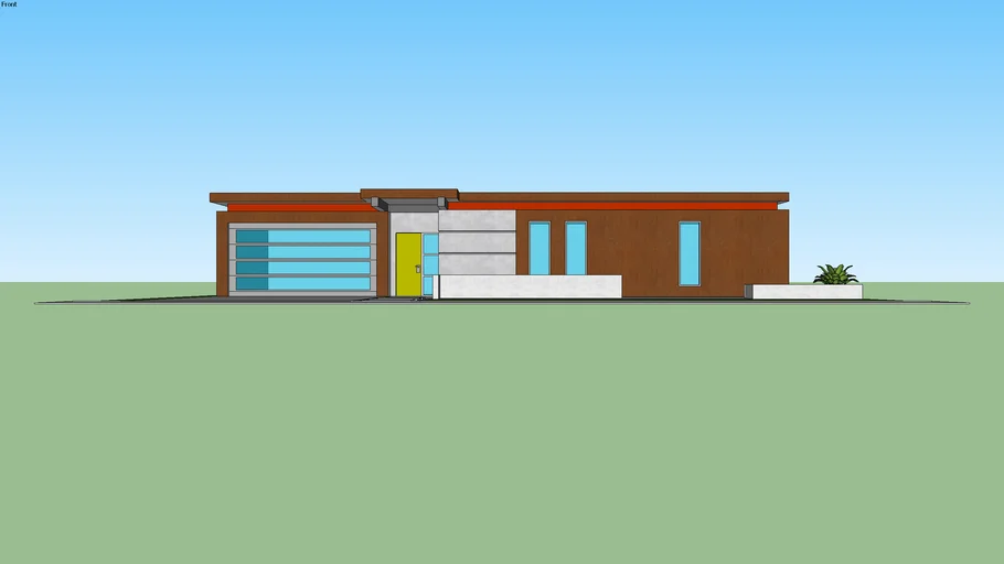 Small Modern House | 3D Warehouse