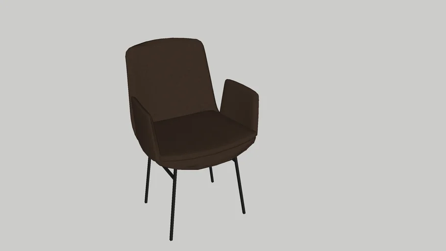 Chair with armrest Lhasa KFF | 3D Warehouse