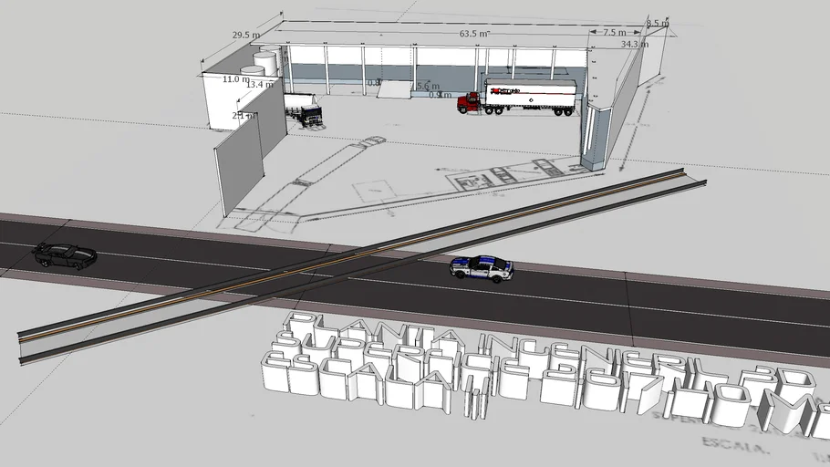 lay out | 3D Warehouse