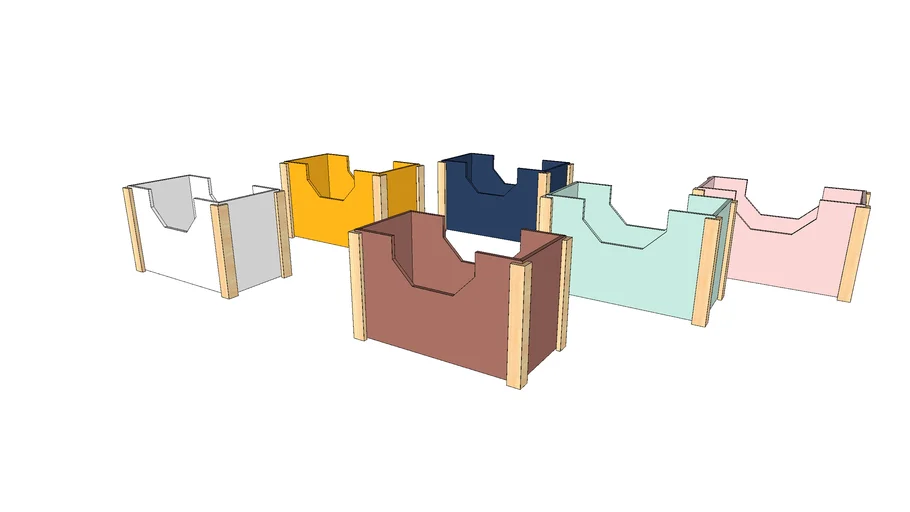 Block Organizer Box | 3D Warehouse