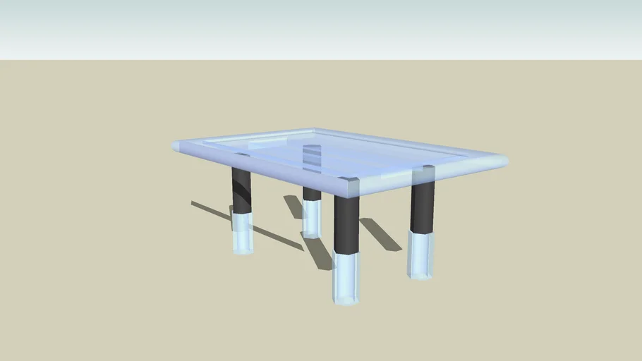 glass table | 3D Warehouse