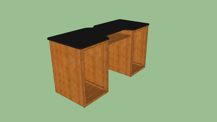 PC Desk | 3D Warehouse