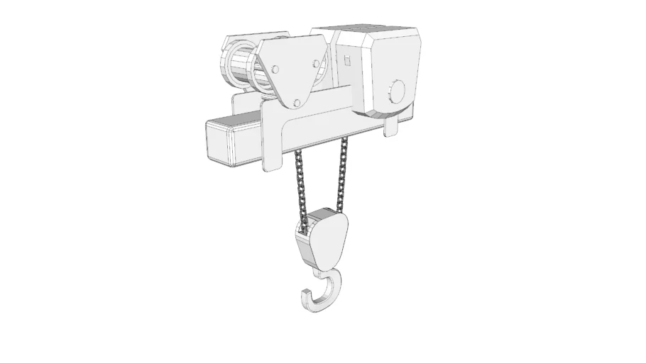 Pulley Crane | 3D Warehouse