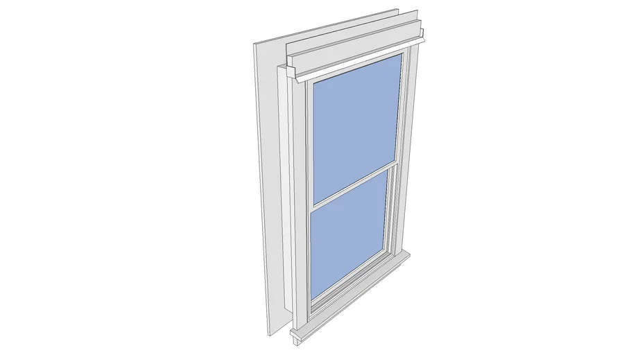 Milgard 3050 single-hung window | 3D Warehouse
