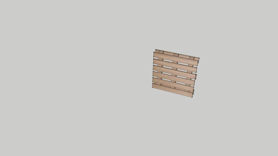 Pallet de madera | 3D Warehouse