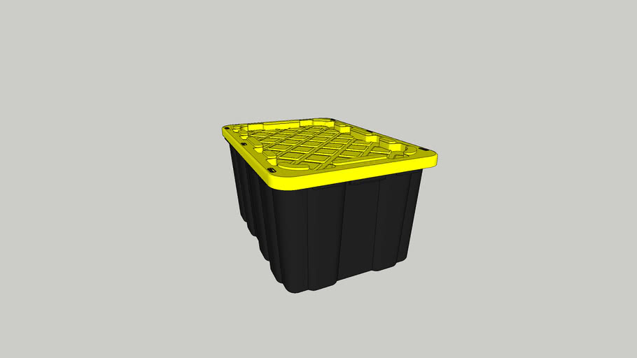Heavy Duty Storage Bin | 3D Warehouse