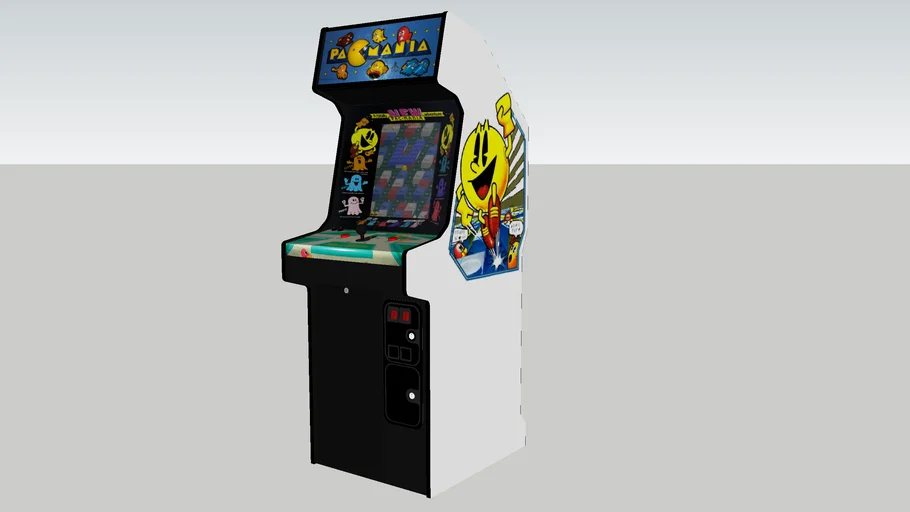 Pac-mania arcade game | 3D Warehouse