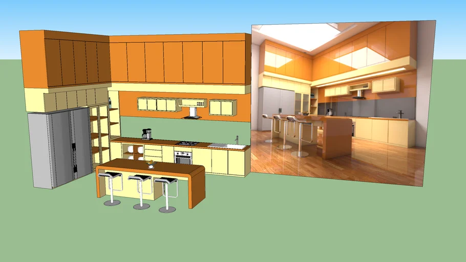 Kitchen Set #1 | 3D Warehouse