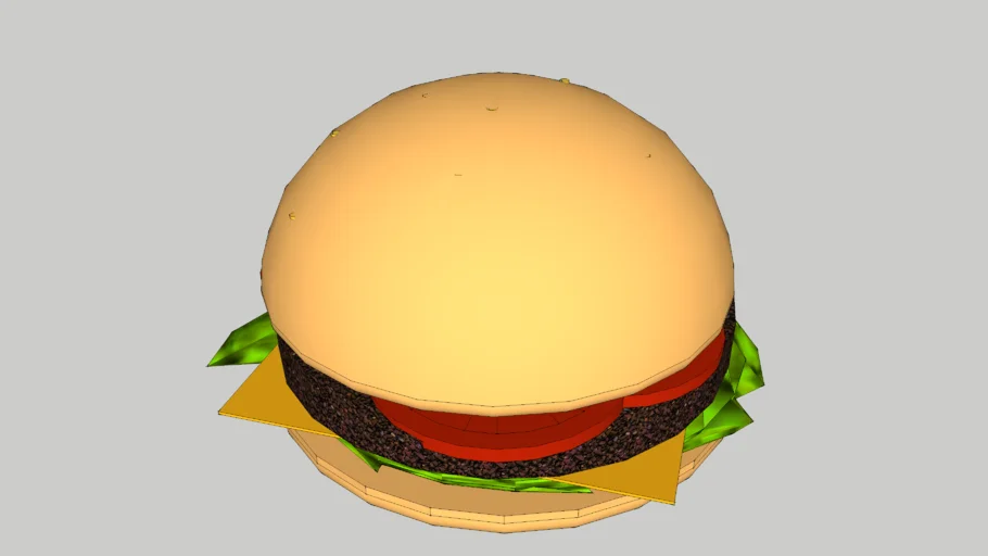 hamburger | 3D Warehouse