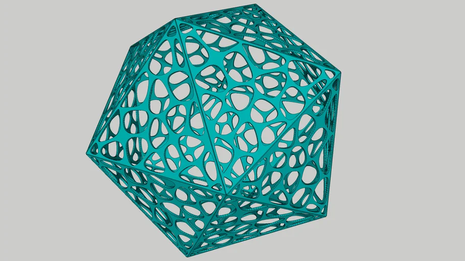 Voronoi Regular Icosahedron | 3D Warehouse