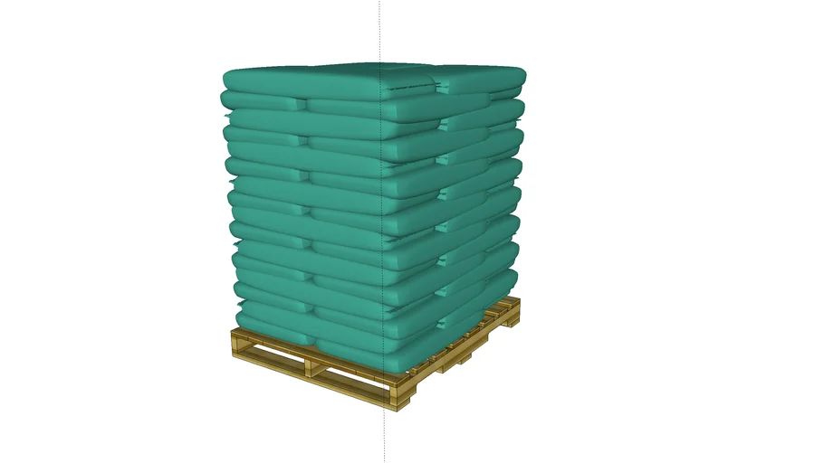 Pallet and bags | 3D Warehouse
