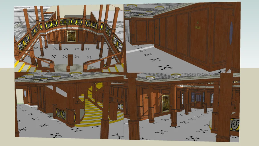 Pictures First Class Entrance A Deck | 3D Warehouse