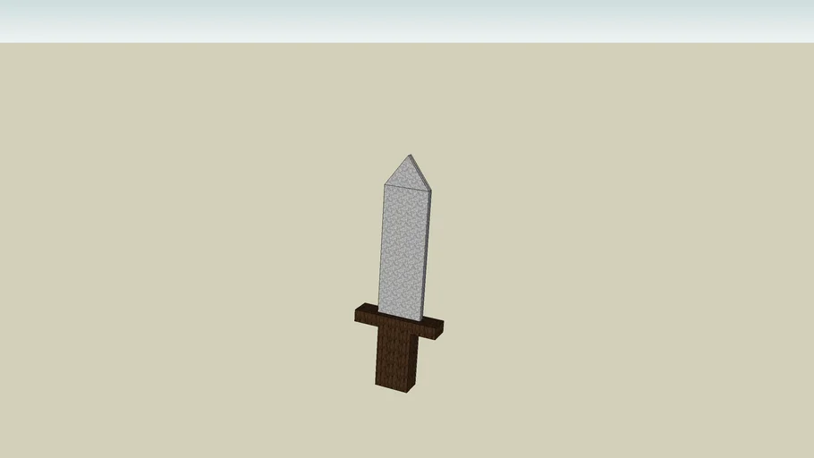 minecraft epee | 3D Warehouse