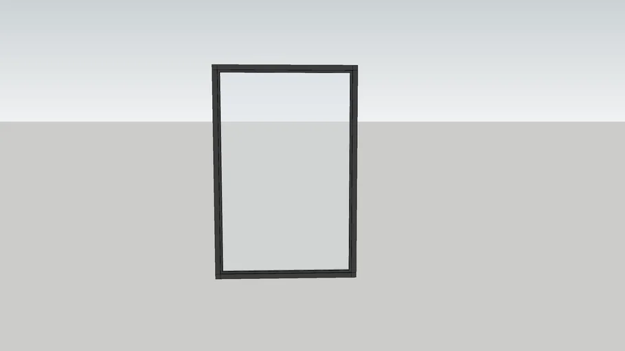 basic raam 100x150 | 3D Warehouse