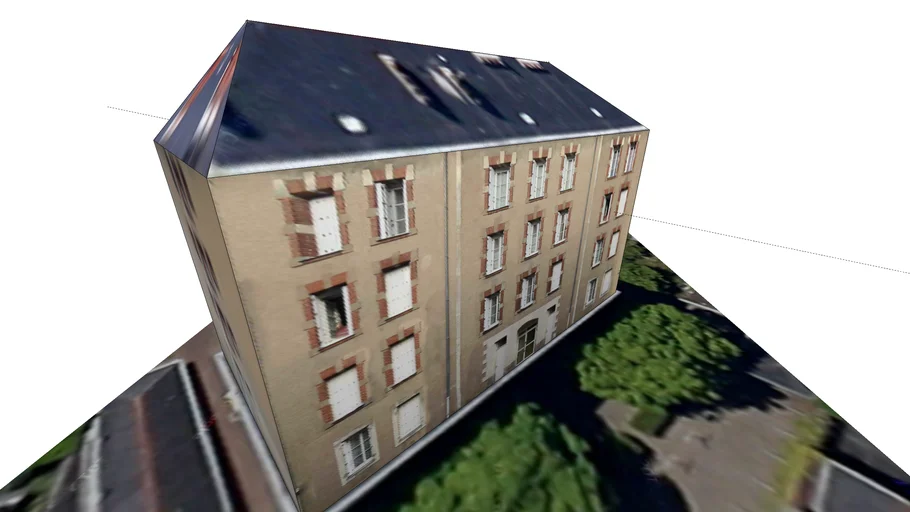 immeuble rue dupleix | 3D Warehouse