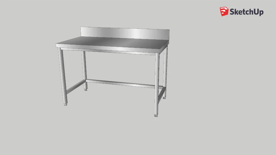 Cold room bench table stainless steel inox laboratory | 3D Warehouse