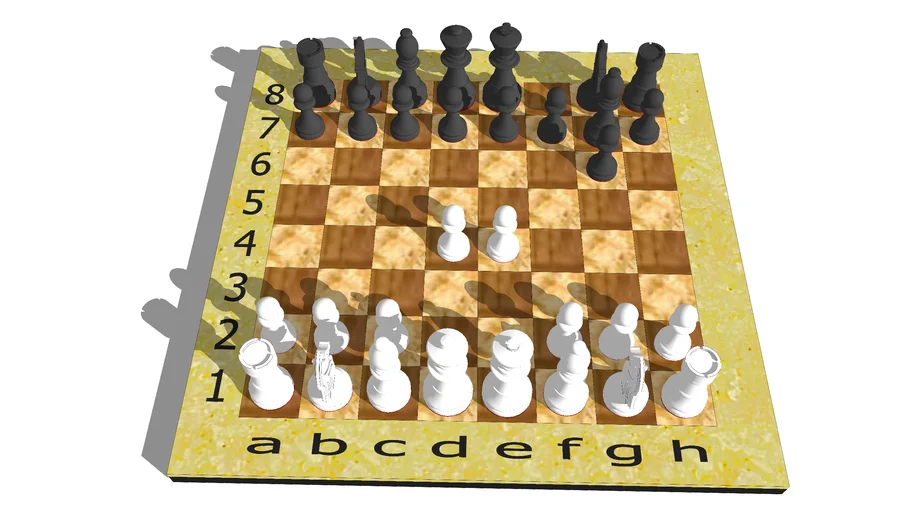 Chess - Half-open game openings | 3D Warehouse