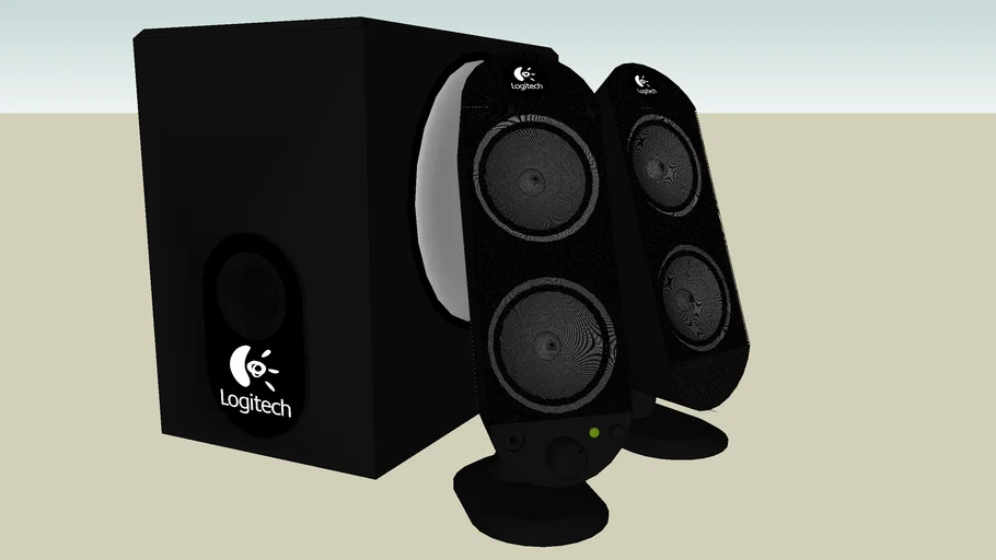 logitech x230 speakers | 3D Warehouse