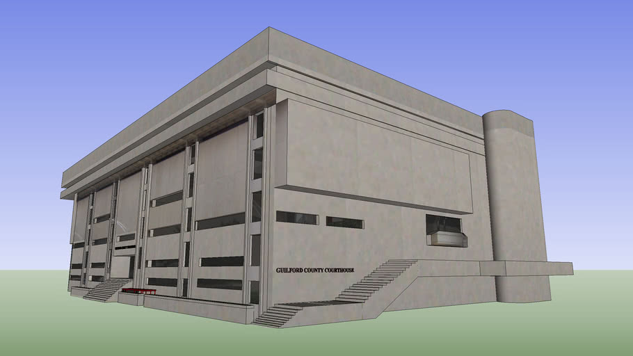 Guilford County Courthouse | 3D Warehouse
