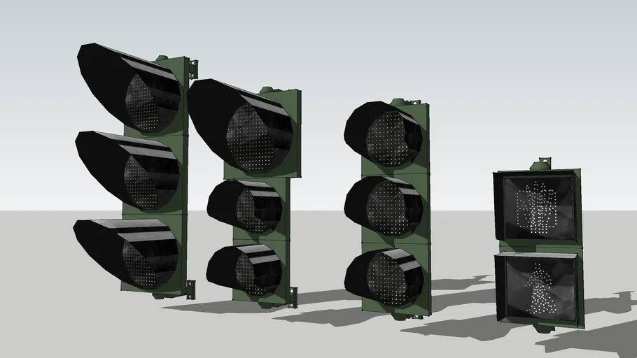 PC LED traffic signals | 3D Warehouse