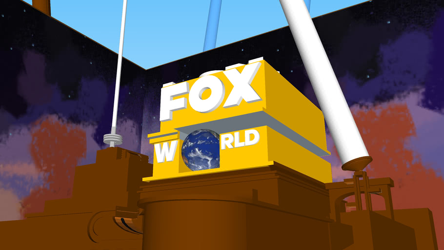 Fox World Logo 1996 Remake | 3D Warehouse