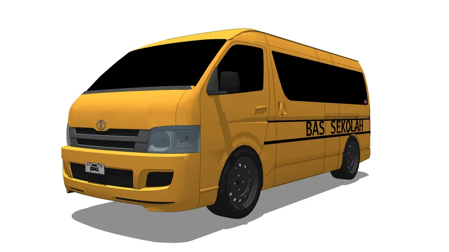 Toyota Hiace (School Bus) | 3D Warehouse