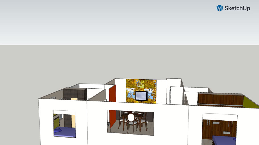 2bhk model | 3D Warehouse