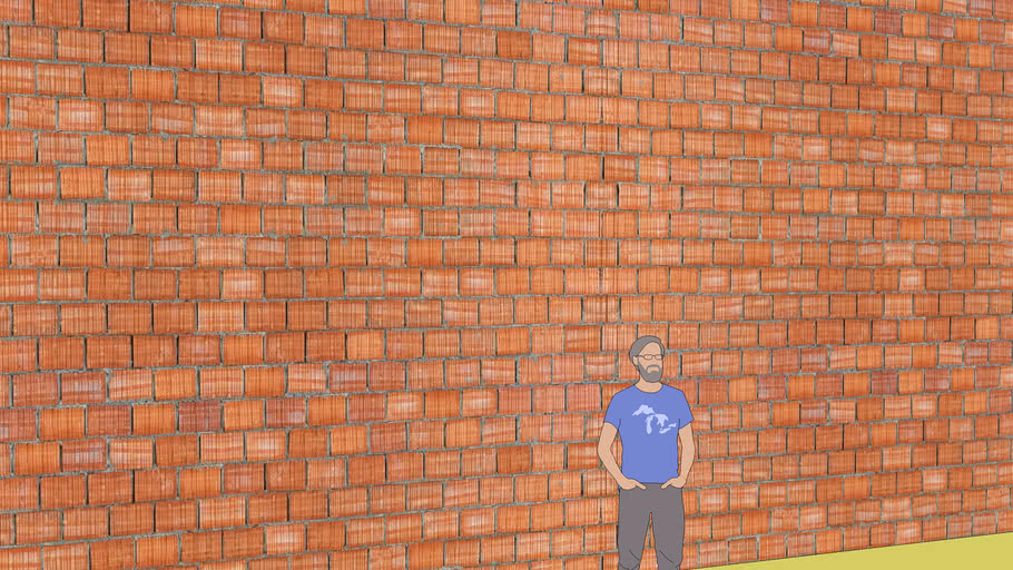 BRICKS WALL POROTON REALISTIC SEAMLESS TEXTURE FOR BUILDING CM 19X25X30 ...