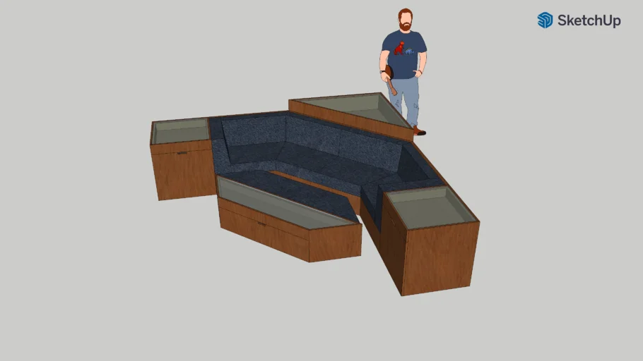Modern Corner Couch | 3D Warehouse