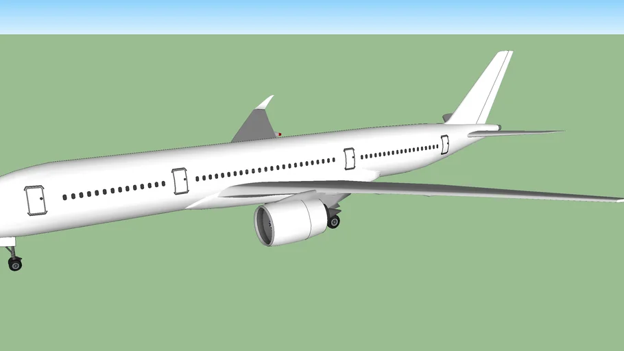Template - Airbus A350-900XWB | 3D Warehouse