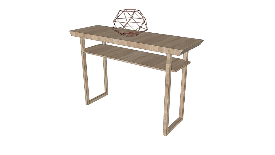 classic console table | 3D Warehouse